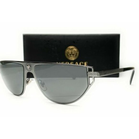 Versace | Accessories | Versace Mens Gunmetal Grey And Silver ...